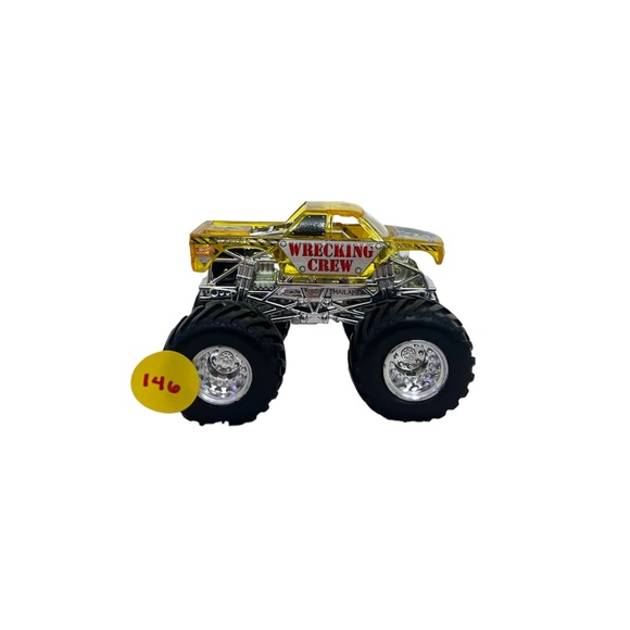 Toys | Yellow X Ray Wrecking Crew Hot Wheels Monster Jam Truck | Poshmark